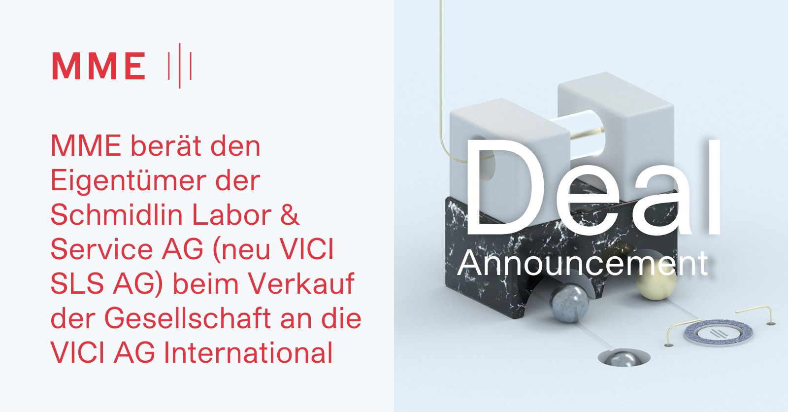 Deal Announcement: Schmidlin Labor & Service AG